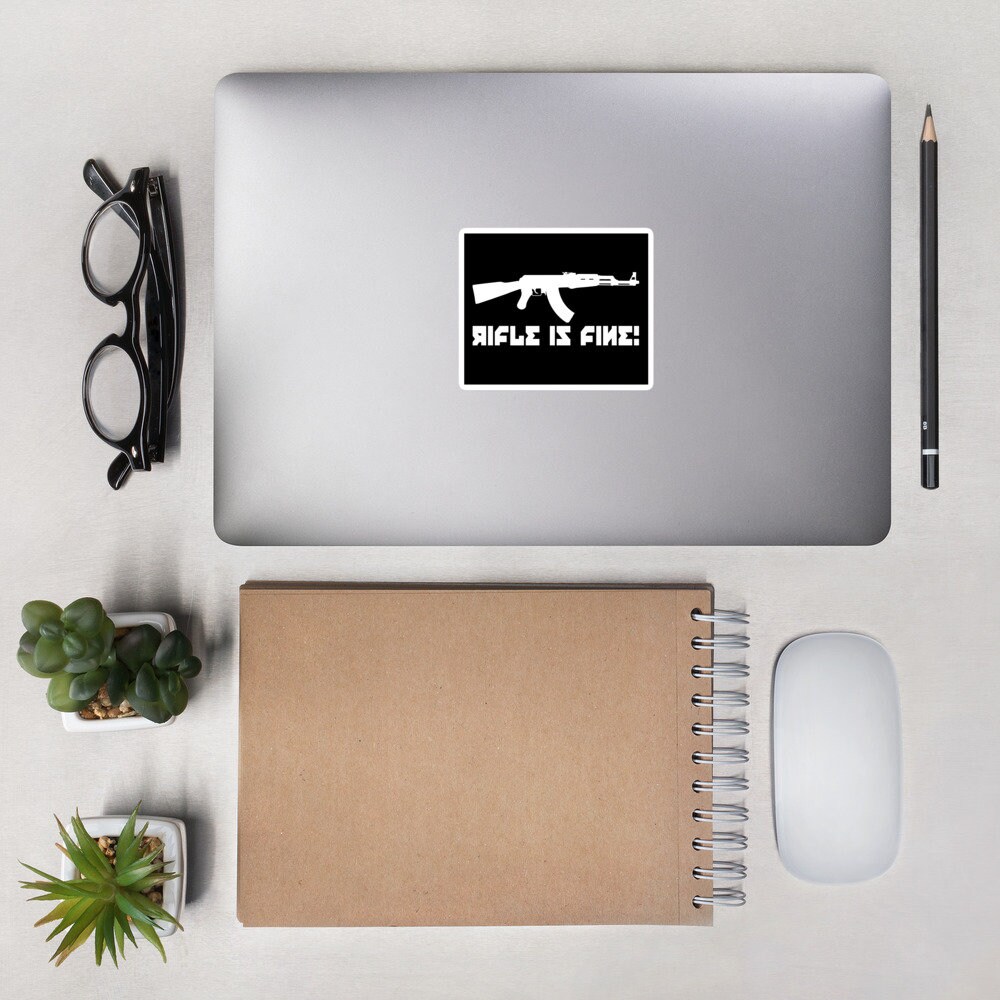 Rifle Is Fine AK47 Greentext Meme Ivan Chesnokov | Etsy