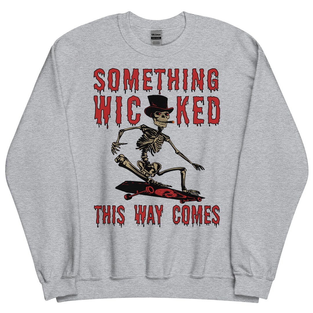 Something Wicked This Way Comes - Skeleton Skateboard Meme, Oddly ...