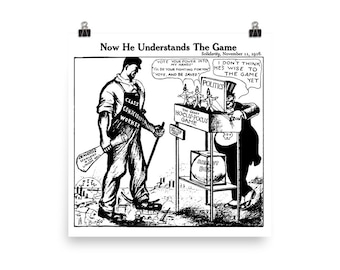 Leftist Poster: Workers of the World, Unite Retro Walter Crane Style ...