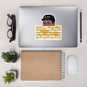 ATF Guy Fence Peeking - Meme, Gun Rights Sticker - Etsy