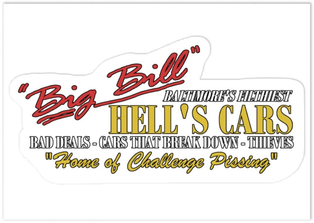 Big Bill Hell's Cars Classic Car Meme Sticker - Etsy