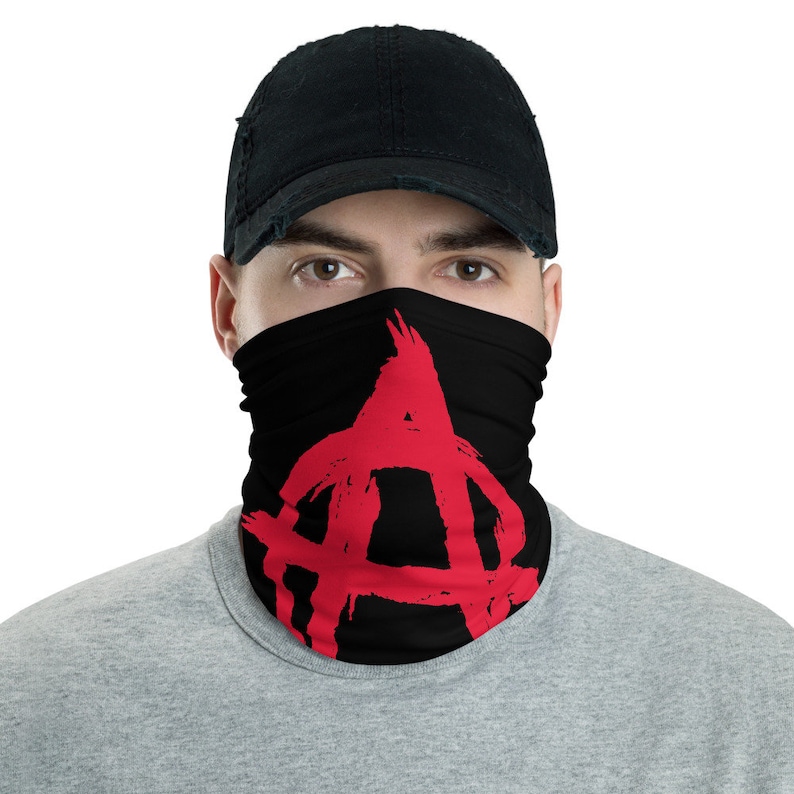 Anarchist Circle A - Anarchism, Leftism, Radical Face Mask - Etsy