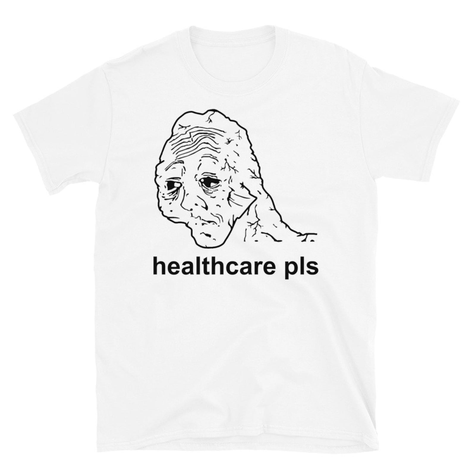 Healthcare Pls Medicare for All Meme Doomer Wojak | Etsy