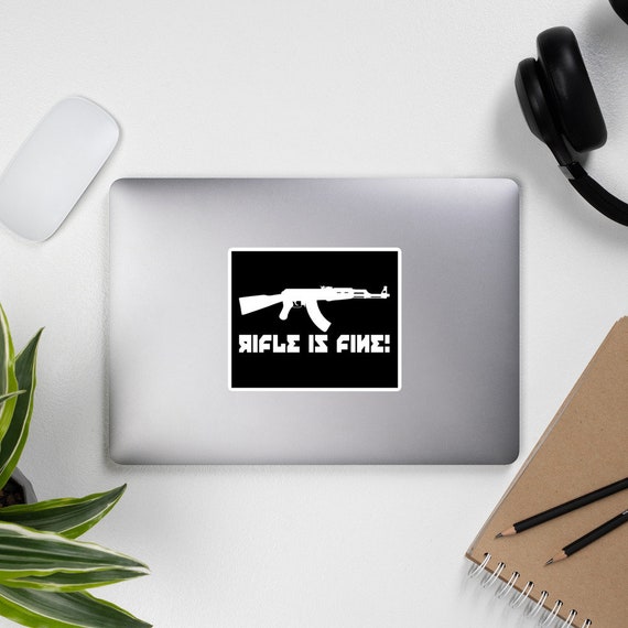 Rifle is Fine AK47 Greentext Meme Ivan Chesnokov - Etsy