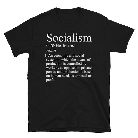 Socialism Definition Socialist Leftist Leftism T-shirt | Etsy