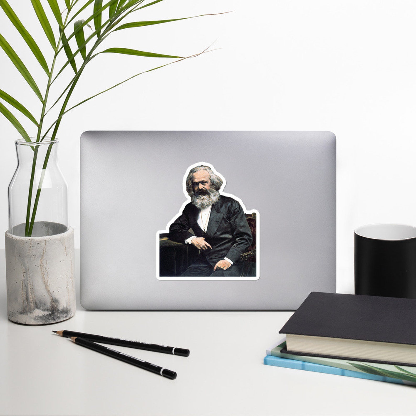 Karl Marx Colorized Portrait Marxist Socialist | Etsy