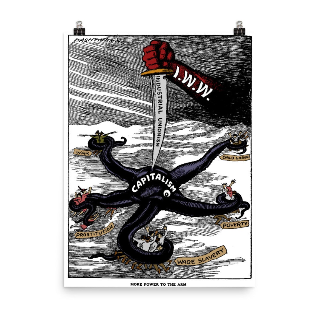 More Power to the Arm Recolored - Historical Propaganda, IWW, Labor ...