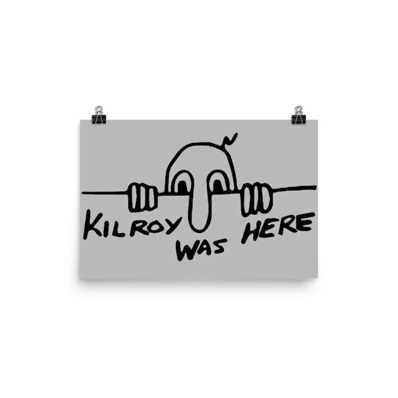 Kilroy Was Here World War II WW2 Historical History - Etsy