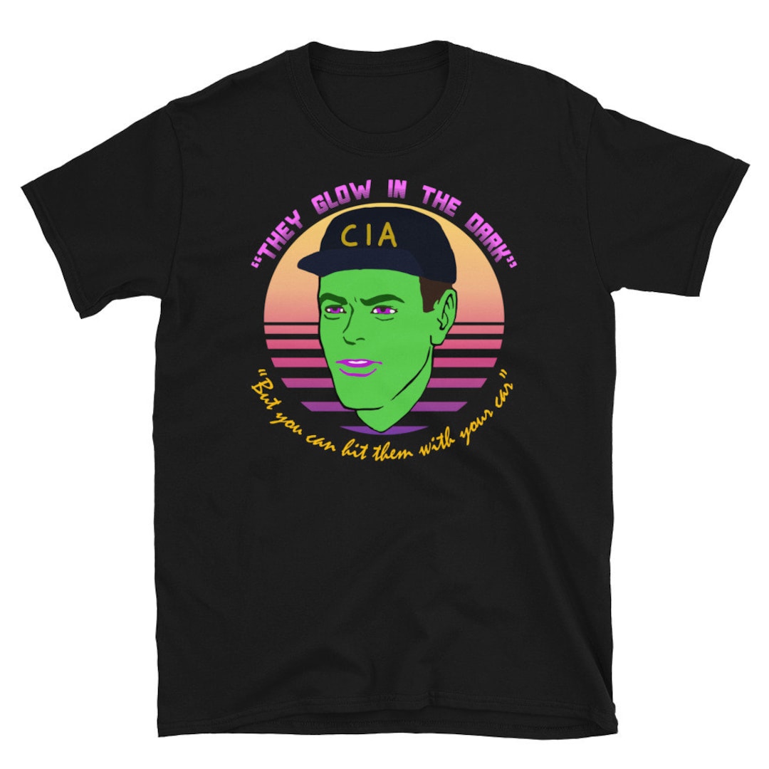 They Glow in the Dark - CIA, Undercover, Terry Davis, Meme T-shirt - Etsy