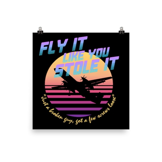 Fly It Like You Stole It Sky King Vaporwave Aesthetic - Etsy