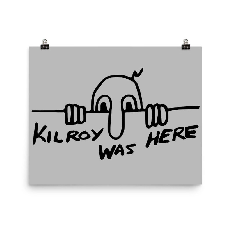 Kilroy Was Here World War II WW2 Historical History - Etsy