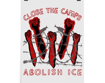 Abolish Ice Poster - Etsy