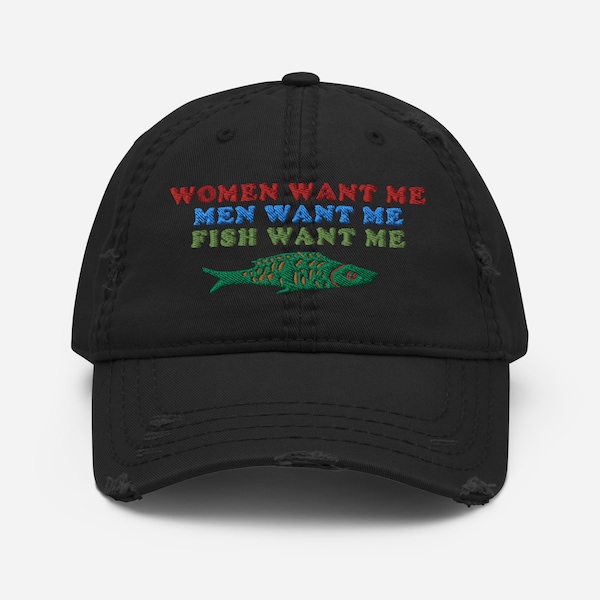 Women Want Me Fish Fear Me Hat - Etsy