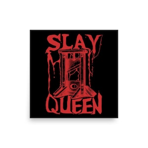 Slay Queen Guillotine Meme Poster - Etsy