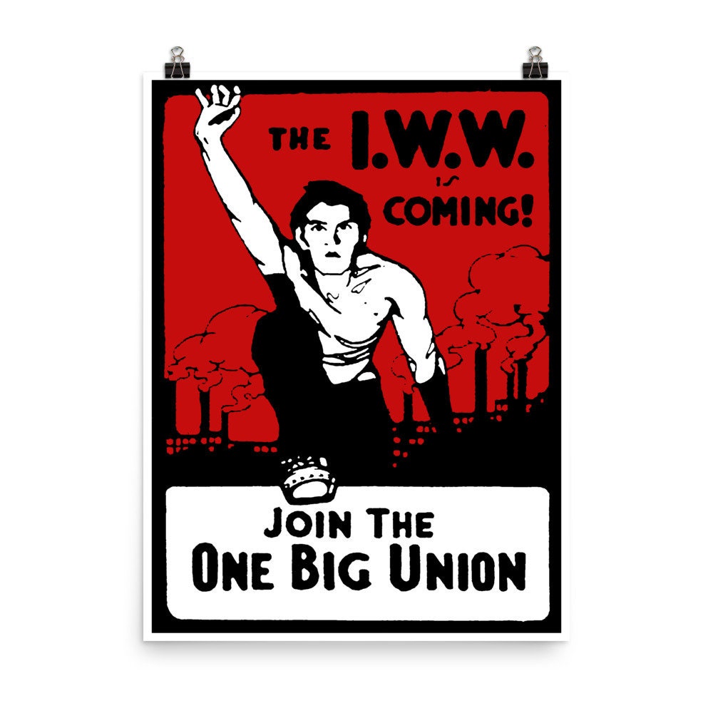 Join the One Big Union Industrial Workers of the World - Etsy Canada