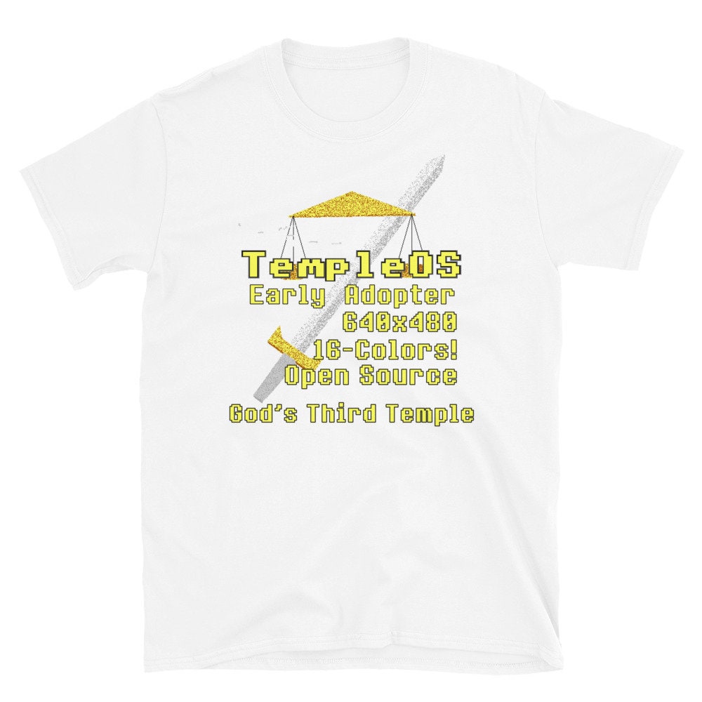 Templeos Early Adopter Terry A Davis Programmer Meme - Etsy