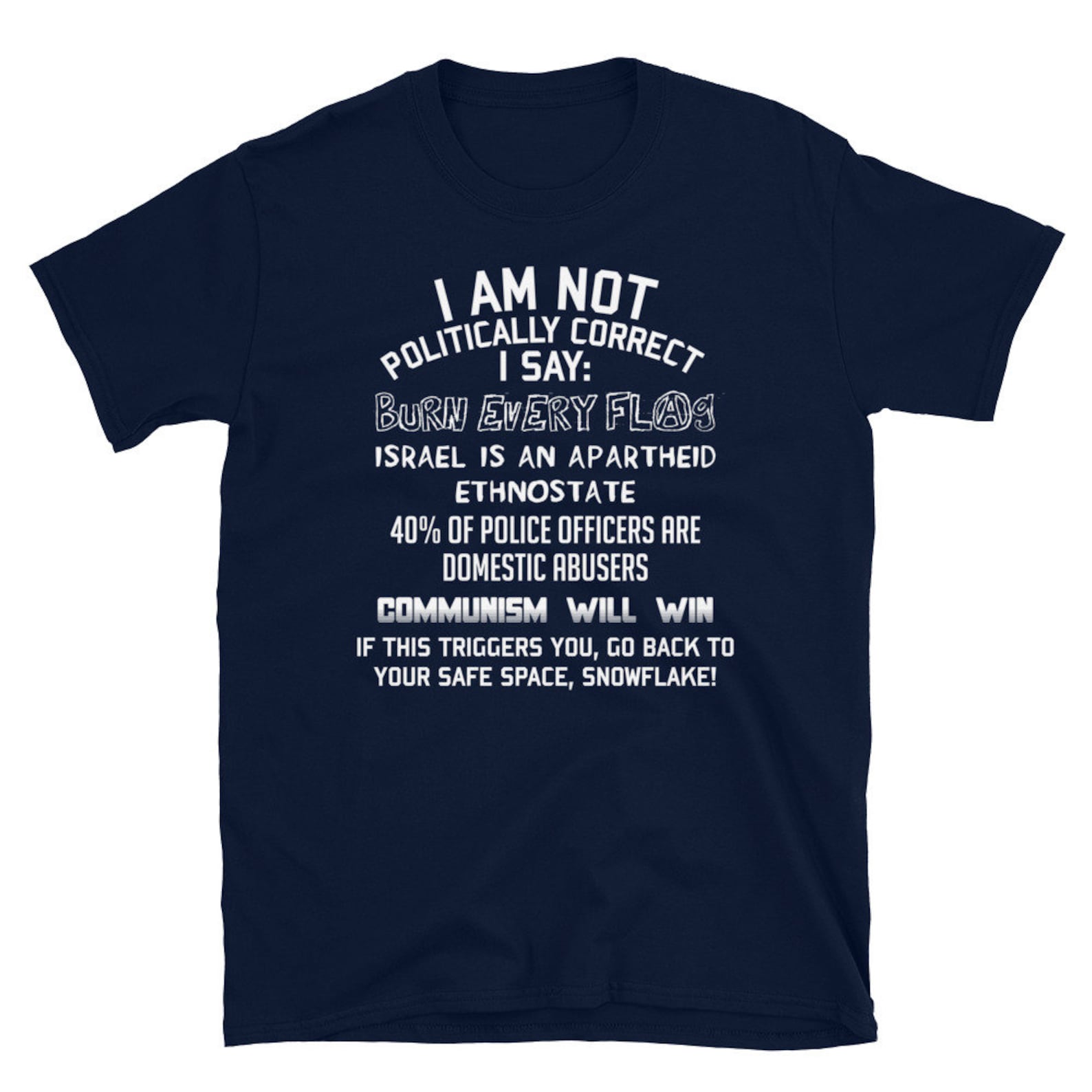 I Am Not Politically Correct Socialist Satire T Shirt - Etsy