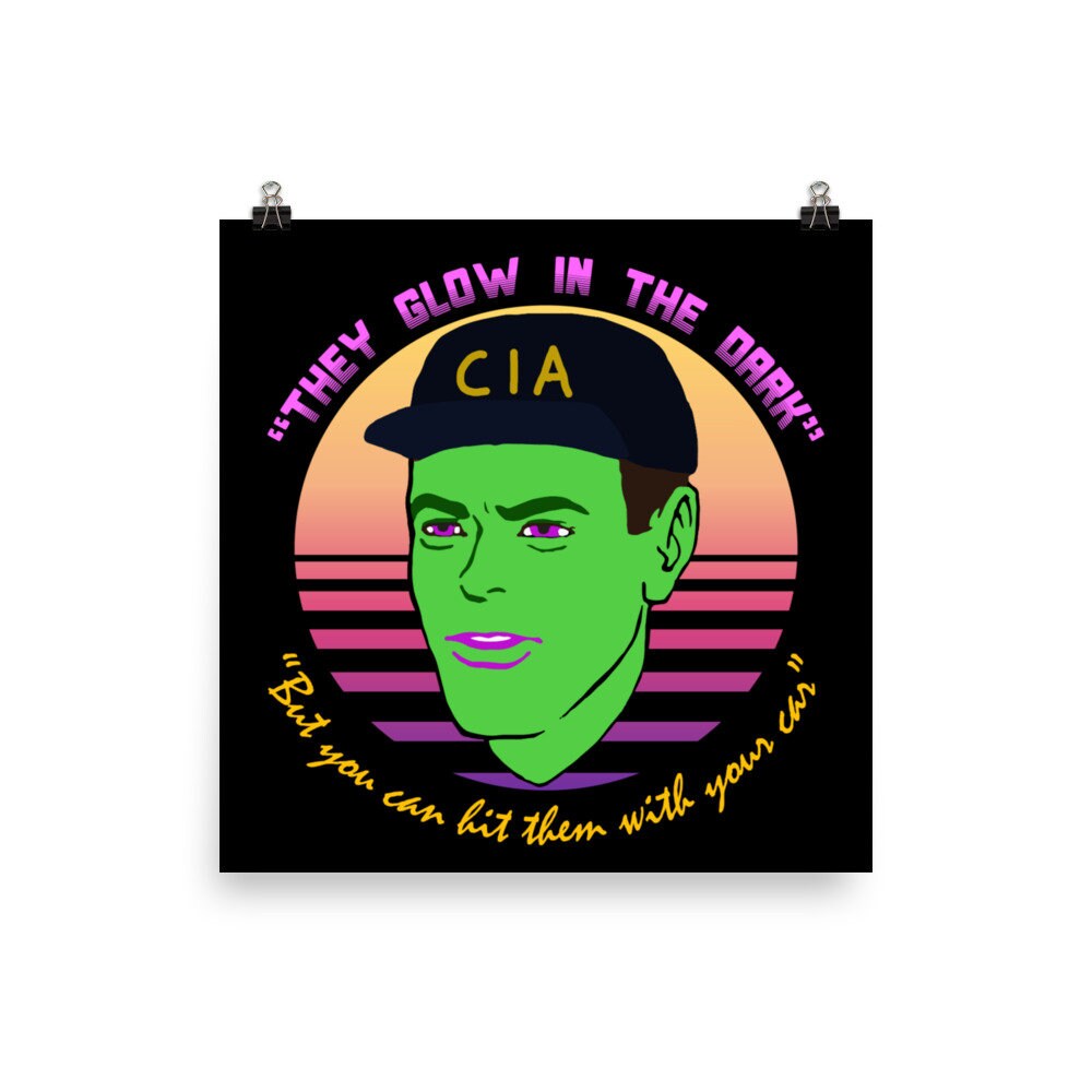 They Glow in the Dark CIA Undercover Terry Davis Meme | Etsy