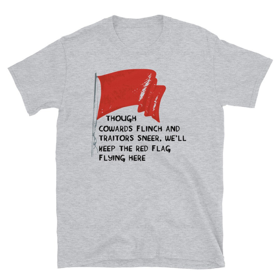 The Red Flag - Labour Party, Socialist T-shirt - Etsy