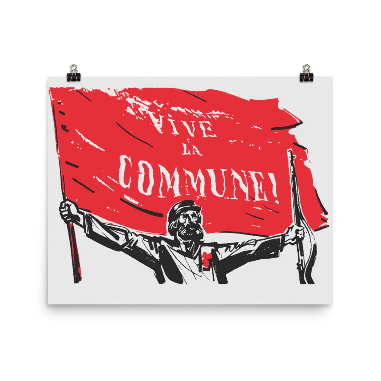Vive La Commune Paris Commune Historical Socialist | Etsy