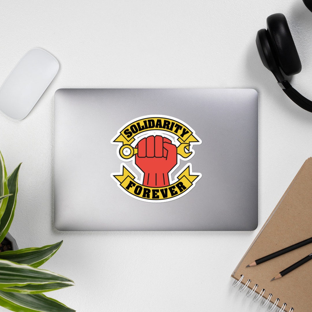 Solidarity Forever Raised Fist - Labor Union, IWW, Worker Rights ...