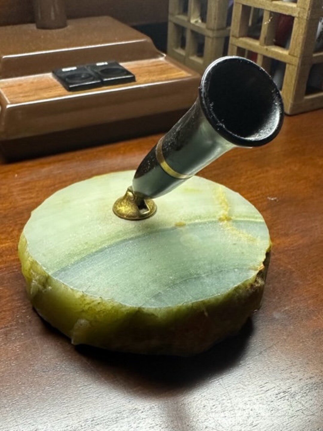 1950's Vintage MCM Pen AND Stand A Perfect Desk - Etsy