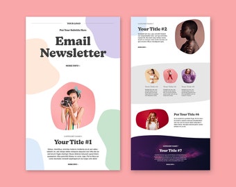 Email Newsletter Layout Template | Email Marketing | Digital Marketing ...
