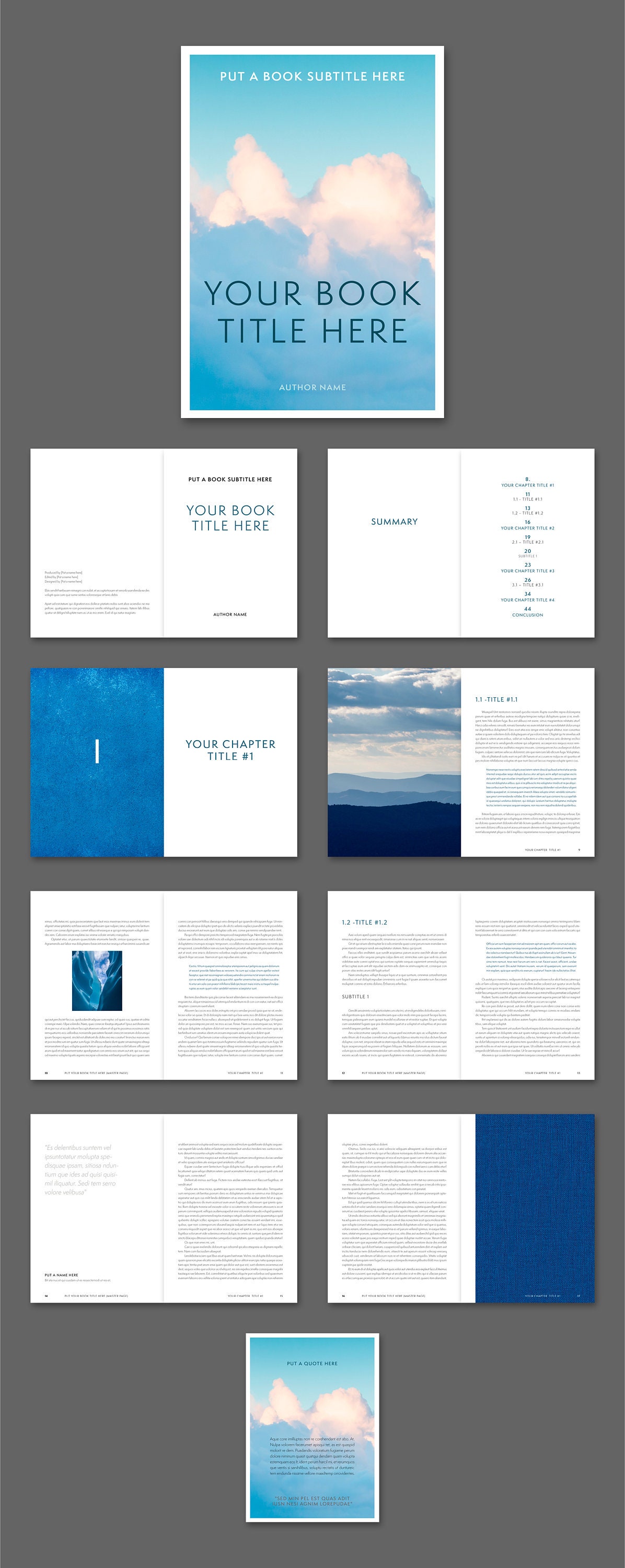 Reading Book Layout - Etsy