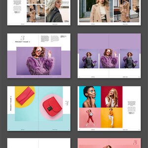 Colorful Portfolio Layout | Portfolio Template | Brochure Template ...