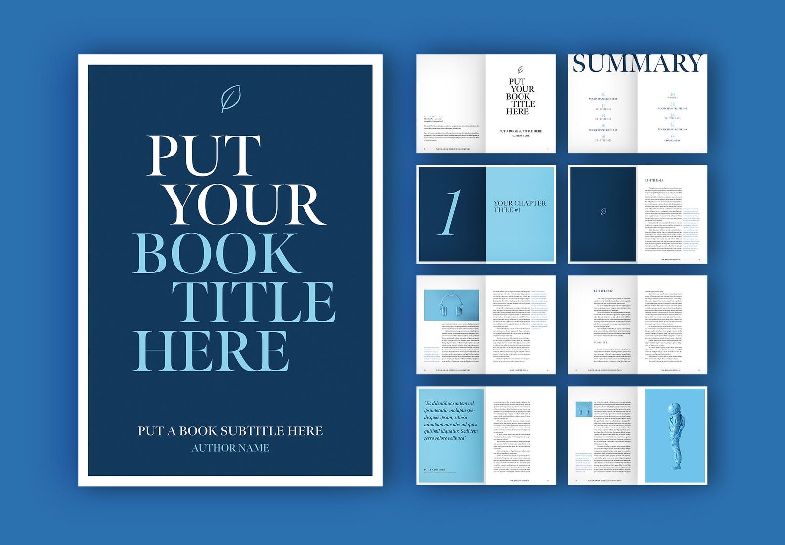 Reading Book Layout Print Template Indesign Template Photography Book ...