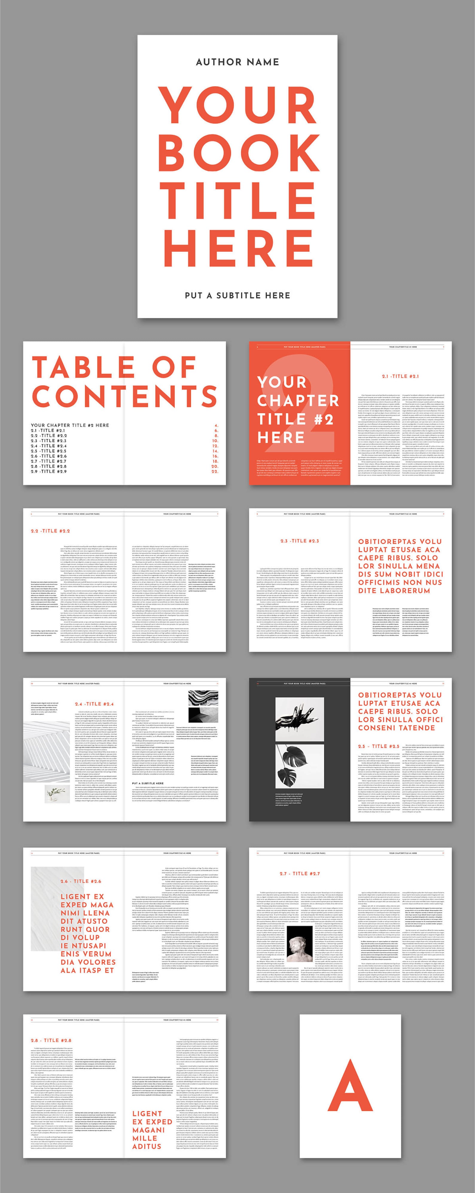 Narrative Book Layout | Reading Book Layout | Universal Book Layout ...