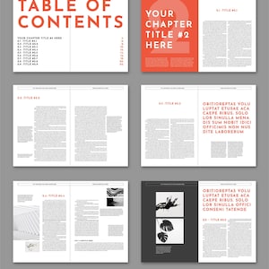 Narrative Book Layout | Reading Book Layout | Universal Book Layout ...