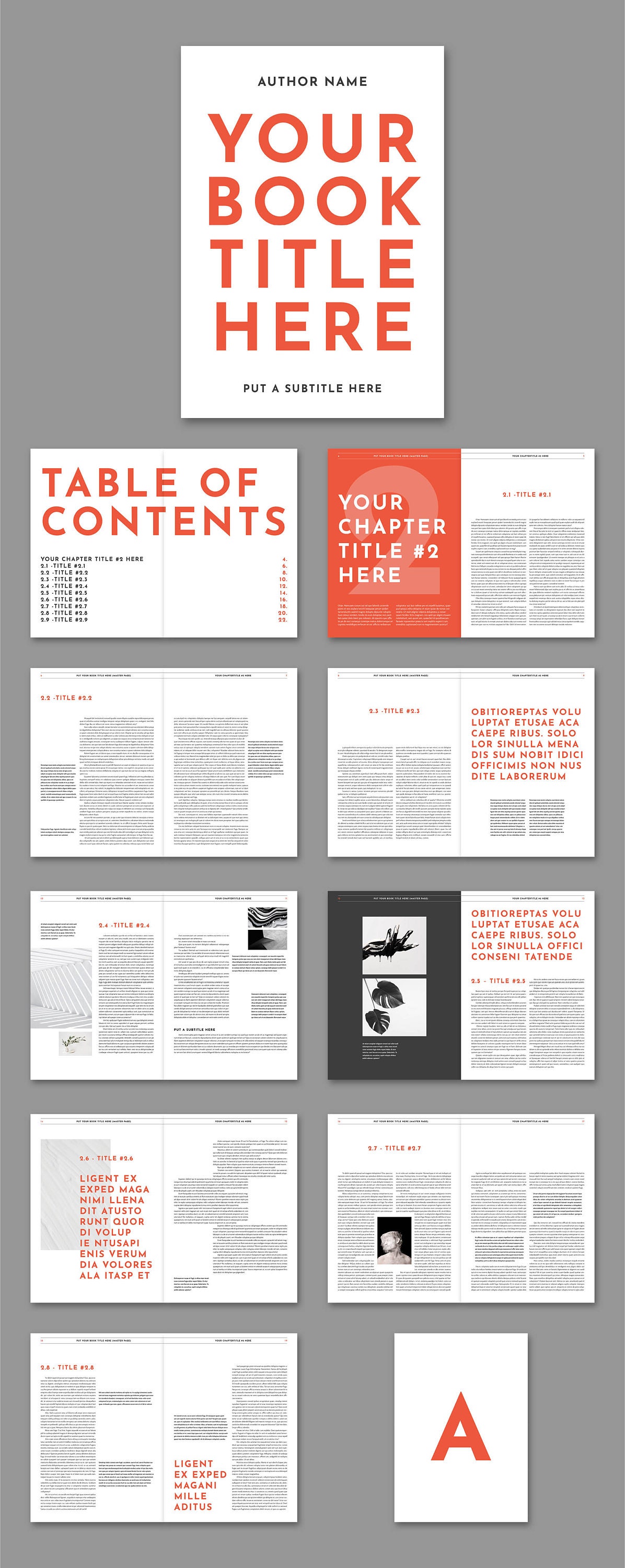 Narrative Book Layout Reading Book Layout Universal Book - Etsy