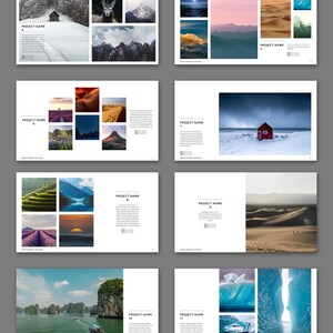 Digital Portfolio Layout Template | Digital Presentation | Digital ...