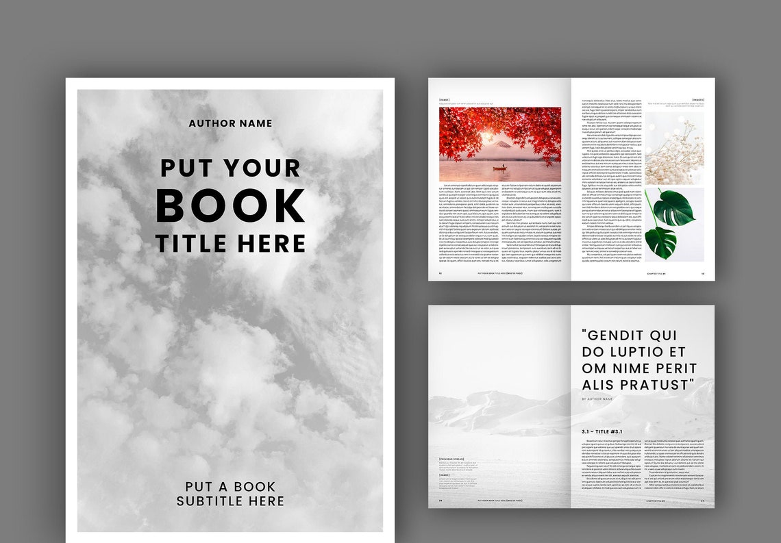 Book Layout | Print Template | Indesign Template | Photography Book ...