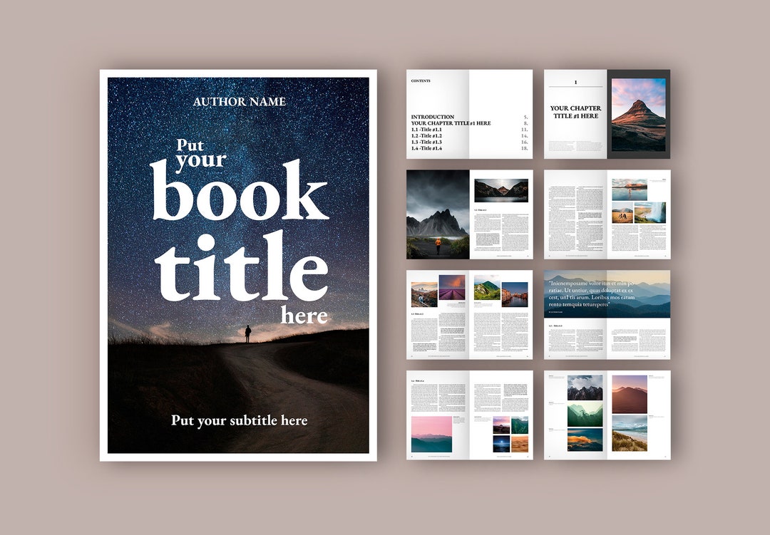 Book Layout (A4/US)(22 Pages) - Etsy