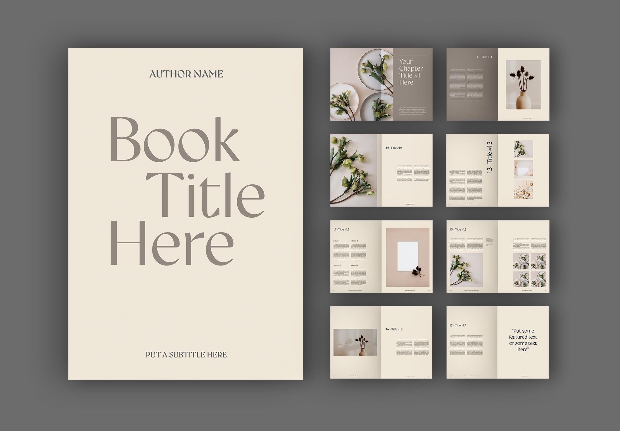 Narrative Book Layout | Reading Book Layout | Universal Book Layout ...