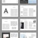 Print Book Layout | Print Template | Indesign Template | Narrative ...