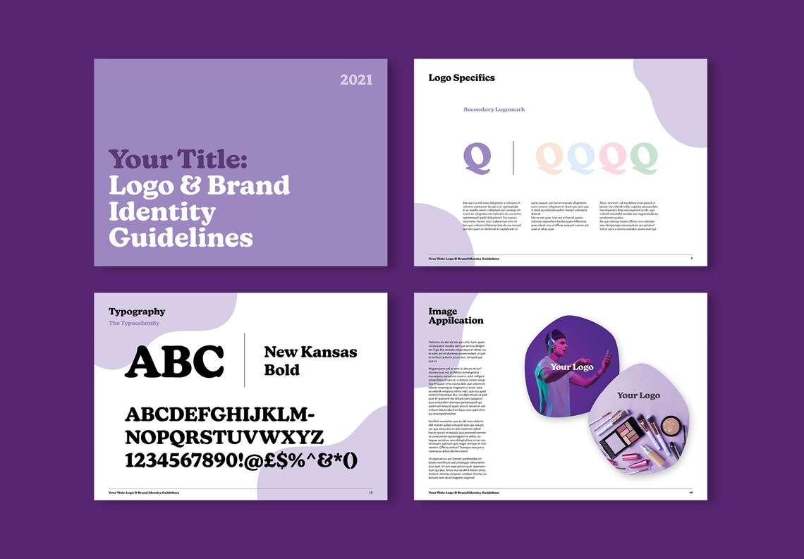 Brand Identity Guidelines Template | Manual Norm | Brand Style Guide ...