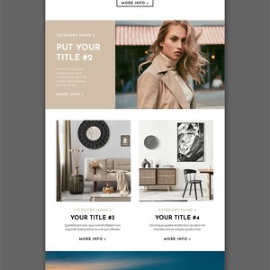 Email Newsletter Layout Template | Email Marketing | Digital Marketing ...