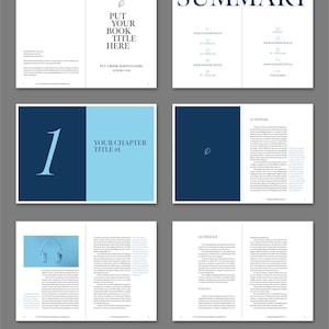 Reading Book Layout | Print Template | Indesign Template | Photography ...