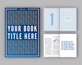 Print Book Layout | Print Template | Indesign Template | Narrative ...