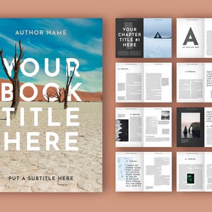 Print Book Layout | Print Template | Indesign Template | Narrative ...