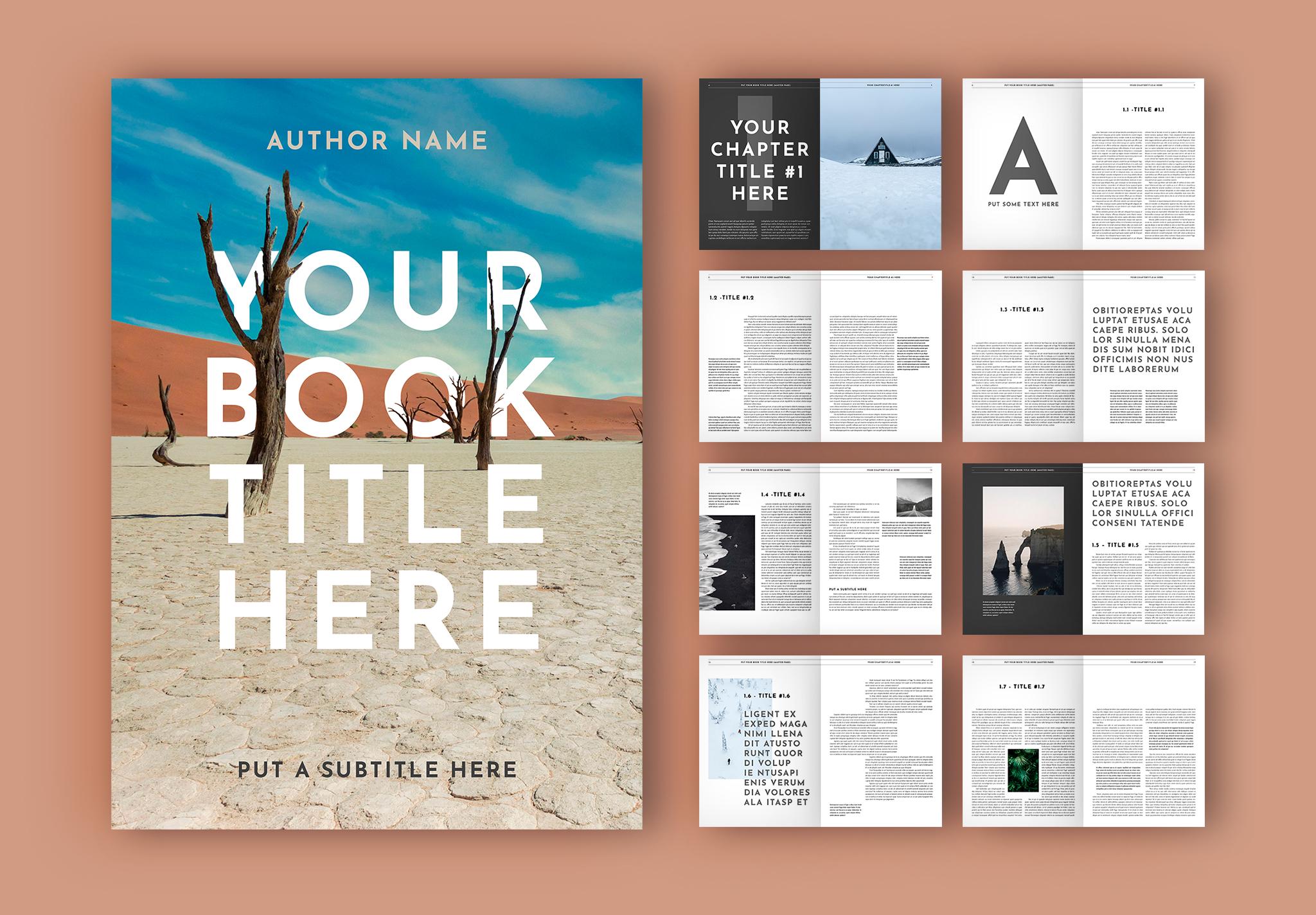 Print Book Layout | Print Template | Indesign Template | Narrative ...