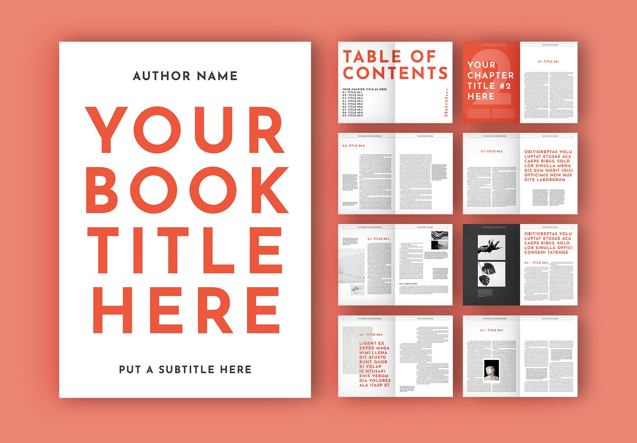 Narrative Book Layout | Reading Book Layout | Universal Book Layout ...