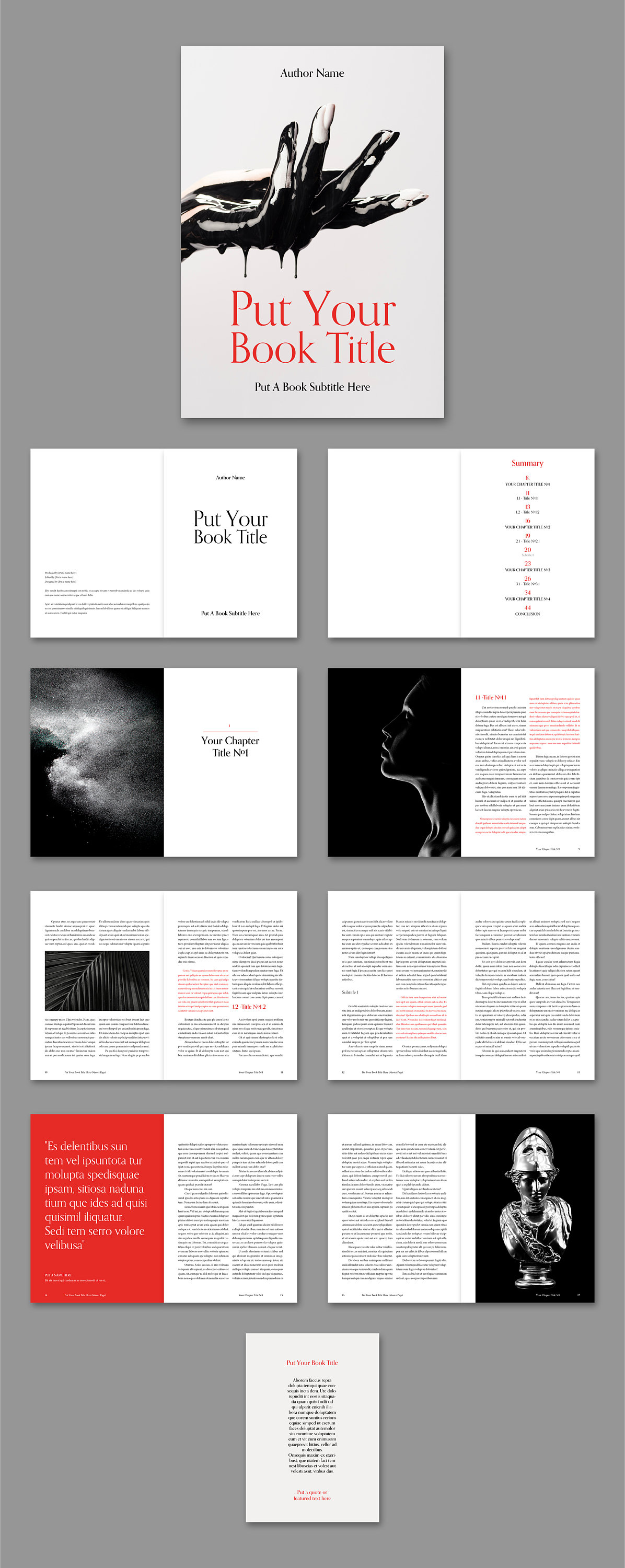 Narrative Book Layout Template | Indesign | Canva | Reading Book Layout ...
