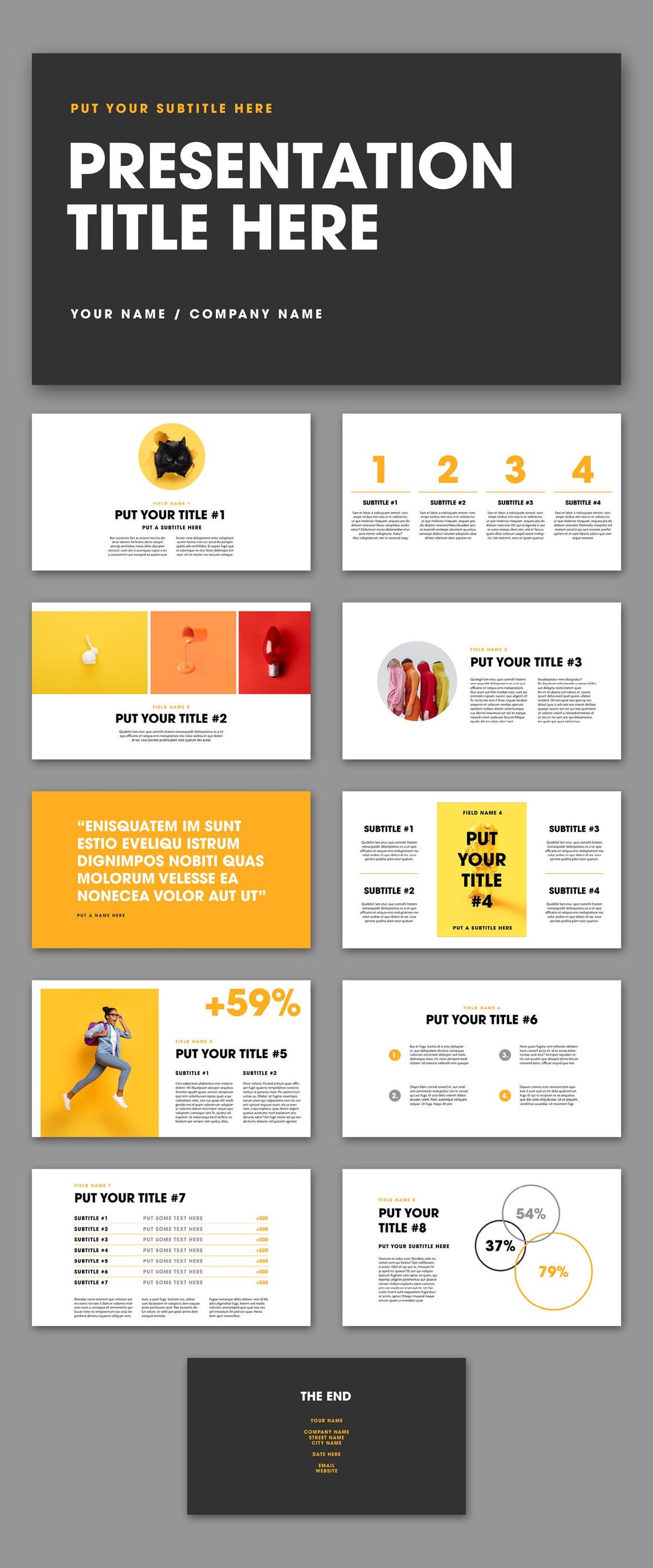 Digital Presentation | Pitch Deck | Digital Portfolio Layout | Digital ...