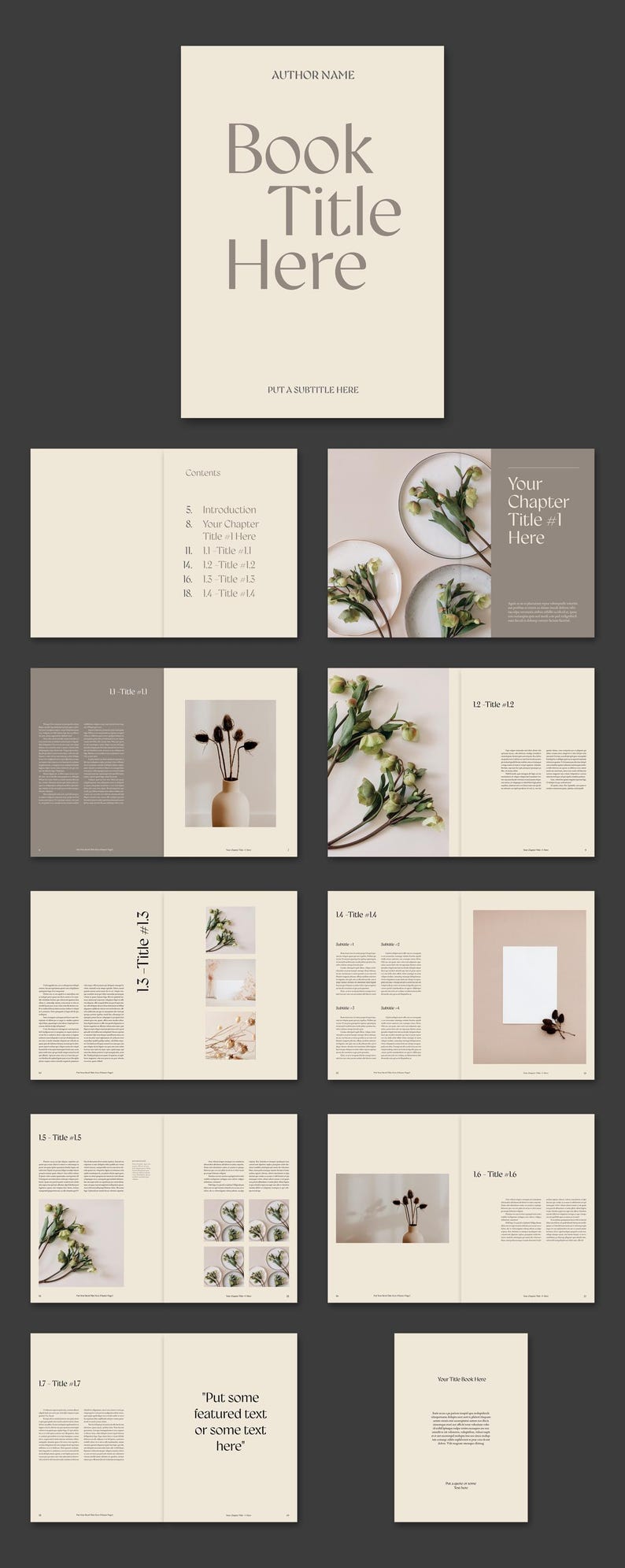 Narrative Book Layout | Reading Book Layout | Universal Book Layout ...
