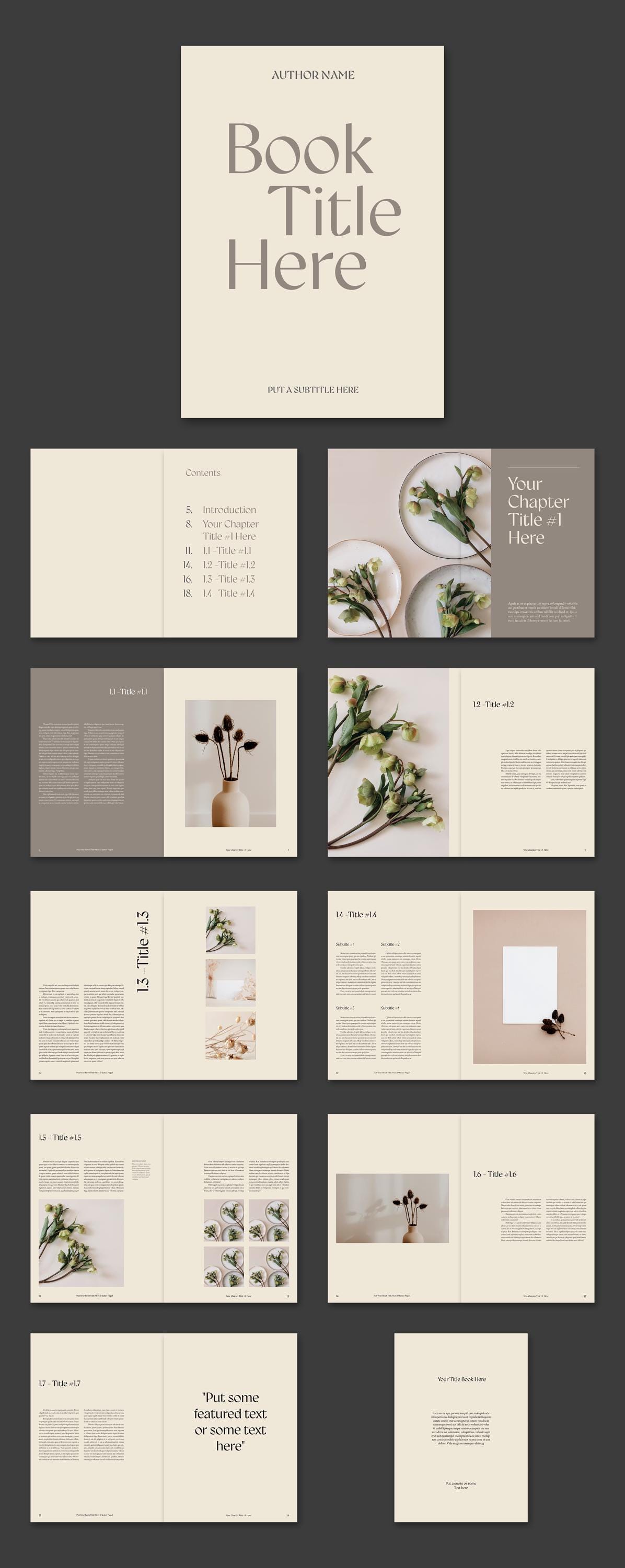 Narrative Book Layout | Reading Book Layout | Universal Book Layout ...
