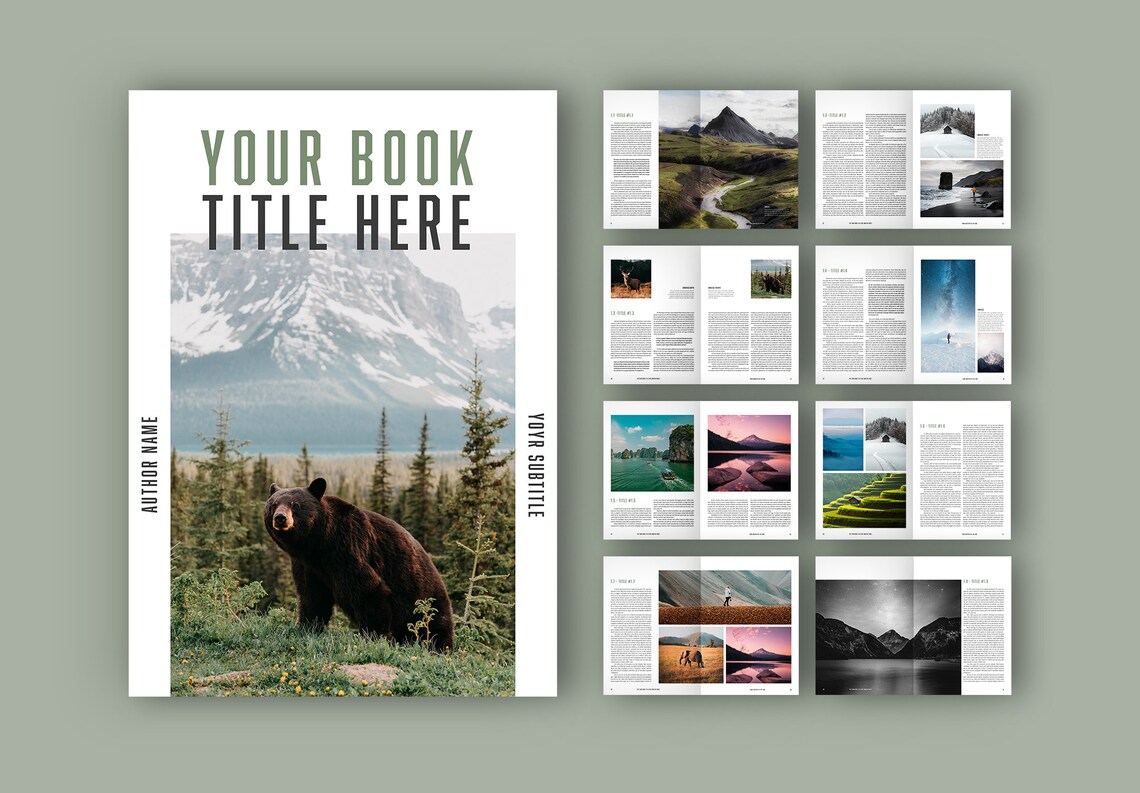 Universal Book Layout | Print Book Layout | Reading Book Layout ...